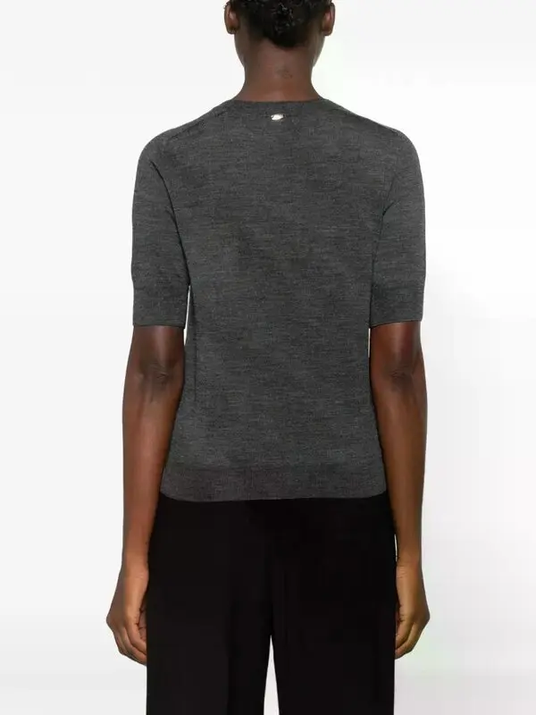 Herno Short-sleeve Crew-neck Sweater
