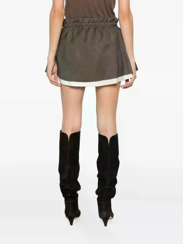 ELEH Layered Mini Skirt