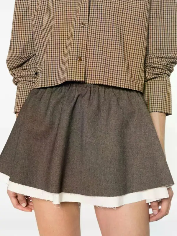 ELEH Layered Mini Skirt
