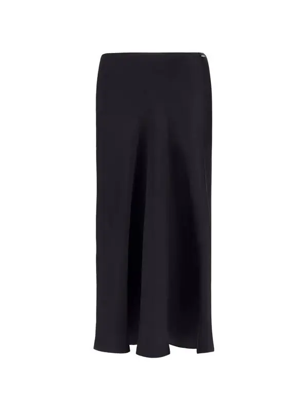 Herno Satin-finish Midi Skirt
