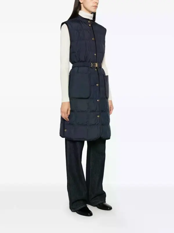 Moncler Cygnette Quilted Gilet - Blue