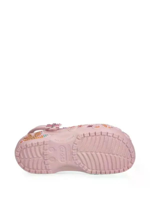 CROCS Floral-applique Clogs