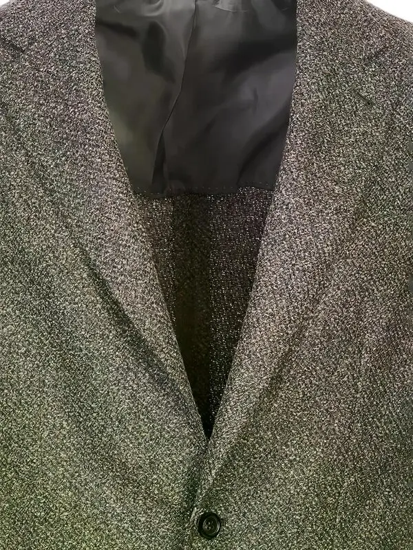 Canali Marl-effect Notched-lapel Blazer