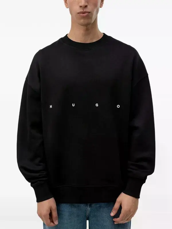 Hugo Logo-print Graphic-print Sweatshirt