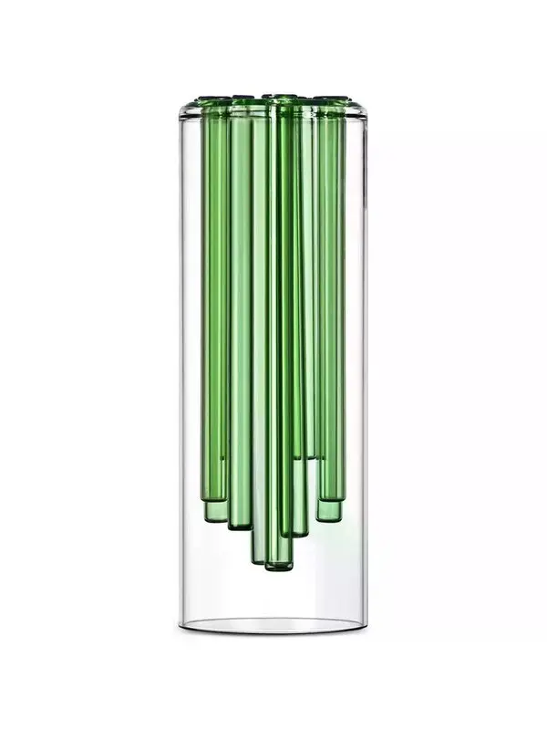 ICHENDORF MILANO Jelly Cylindrical-tubes Vase - Green