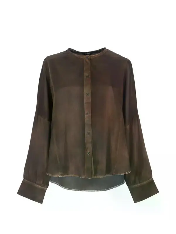 Avant Toi Mandarin-collar Shirt