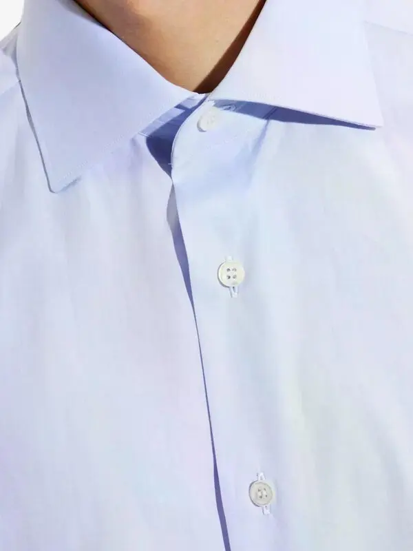 Brioni Classic-collar Long-sleeved Shirt