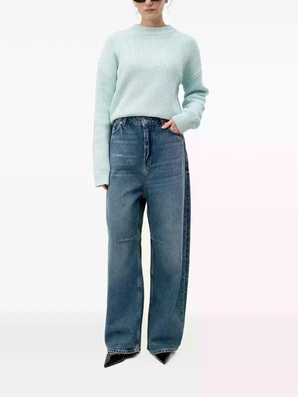 Hugo Ribbed-knit Drop-shoulder Sweater