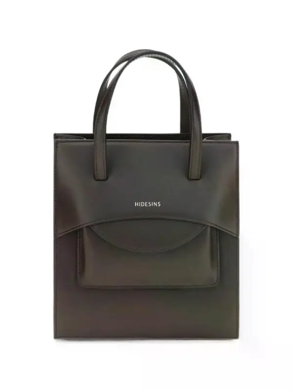 HIDESINS Pocket Logo-detail Handbag - Brown