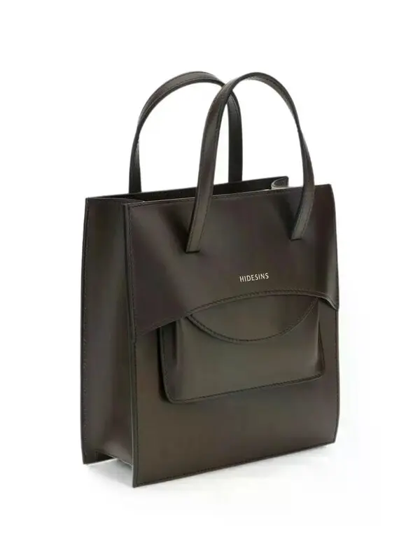 HIDESINS Pocket Logo-detail Handbag - Brown