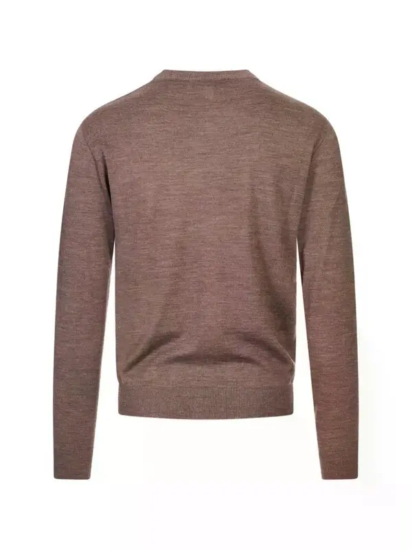 Canali Nuvola Crew-neck Sweater - Brown
