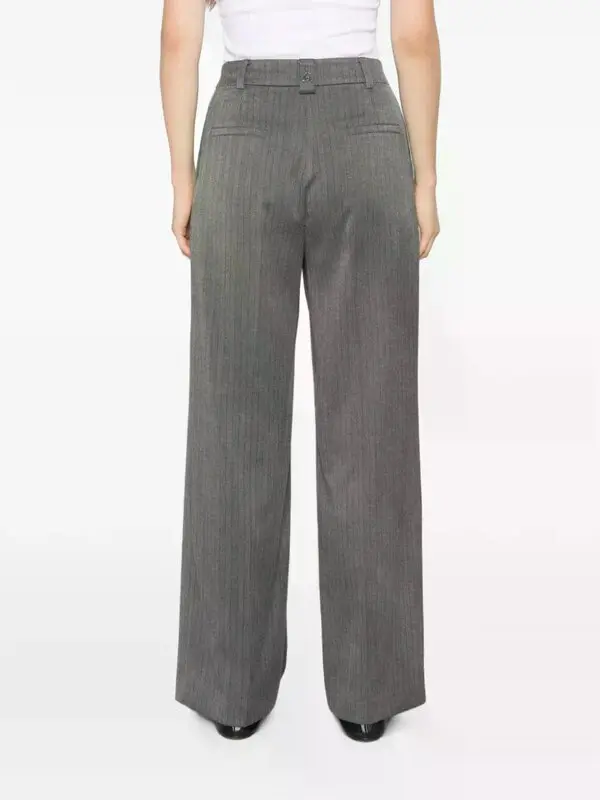 Patrizia Pepe Herringbone Pinstripe Trousers