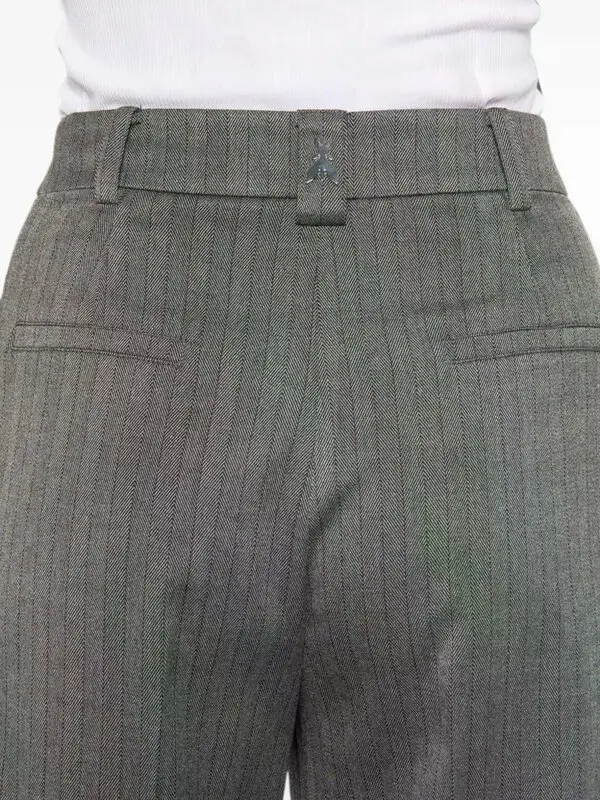 Patrizia Pepe Herringbone Pinstripe Trousers