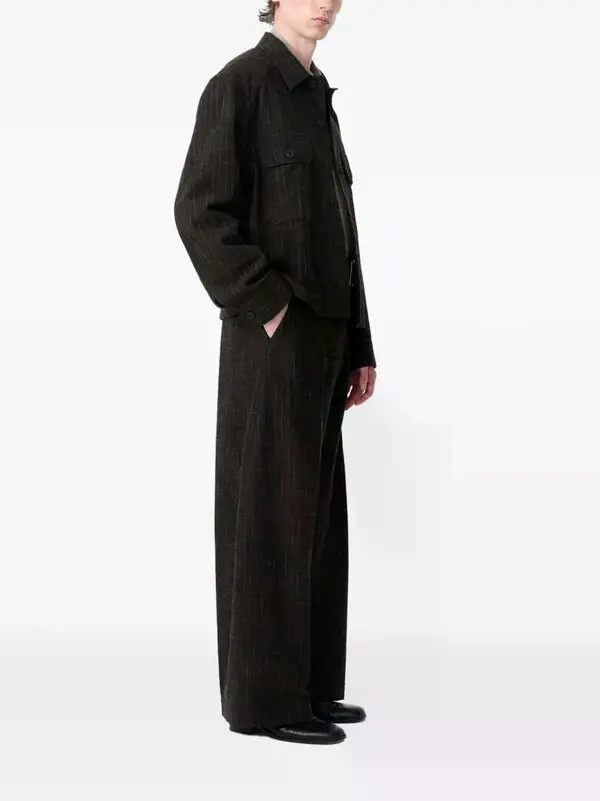 Studio Nicholson Vital Pinstripe-pattern Trousers
