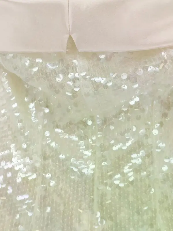 Alberta Ferretti Sequin-embellished Midi Dress