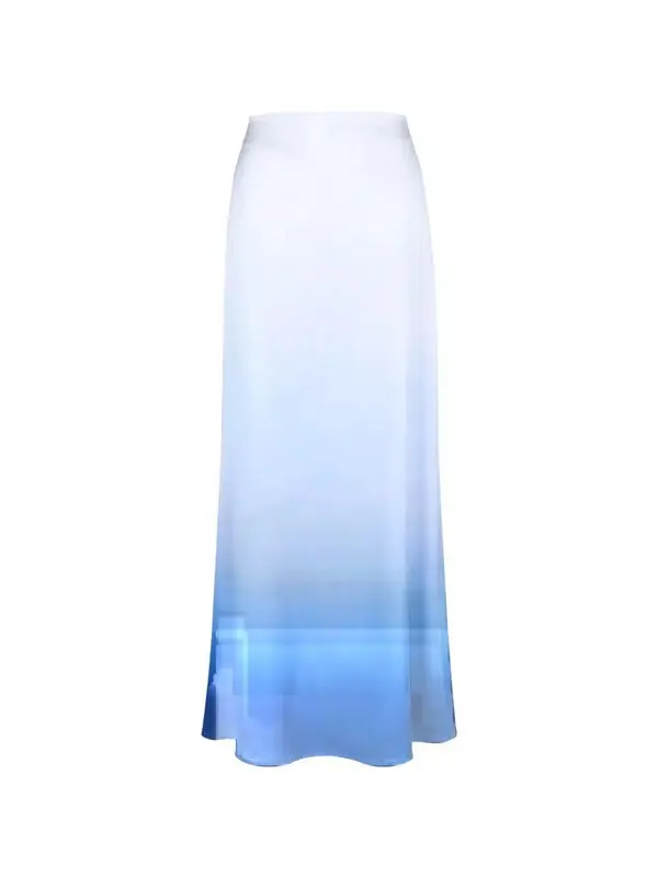 BAOBAB Sinai Ombré-effect Silk Skirt