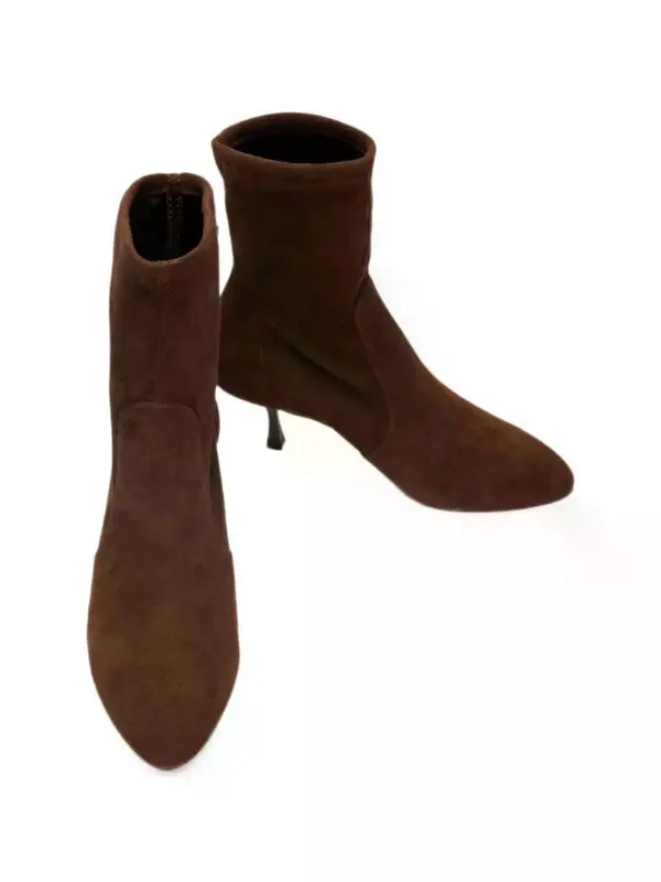 STUART WEITZMAN Madison Suede Ankle Boots