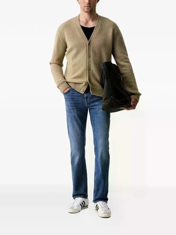 JOOP! Faded-effect Logo-patch Jeans