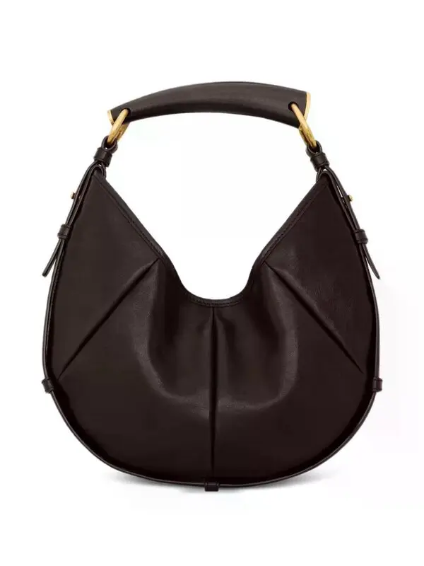 Saint Laurent Mombasa Small In Leather - Brown