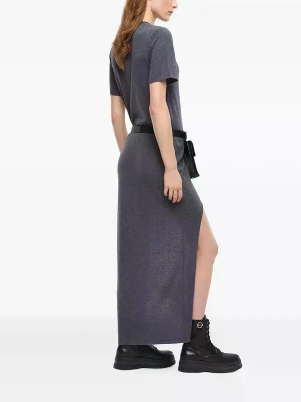 Pinko Asymmetric-hem Knitted Mini Dress