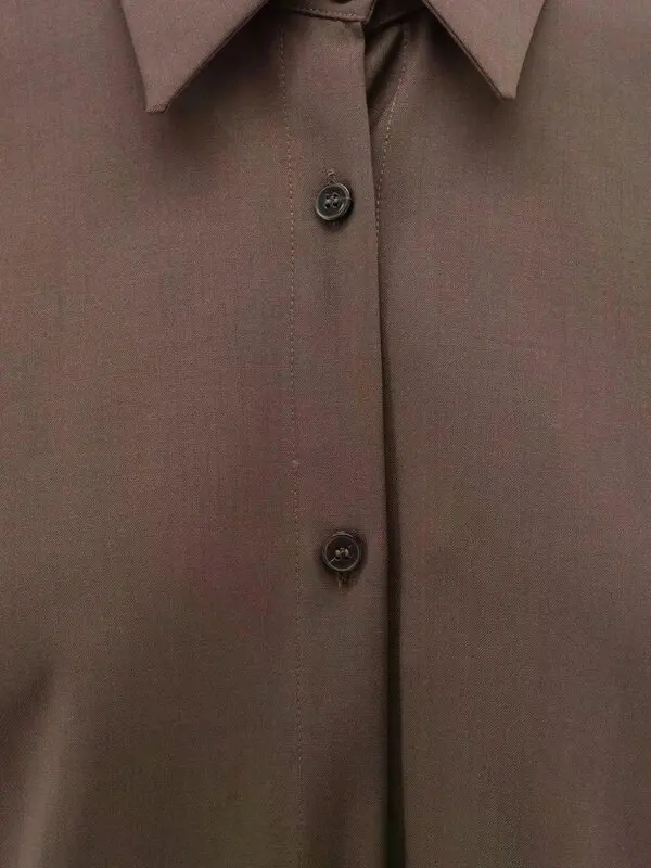 ALYSI Pointed-collar Shirt