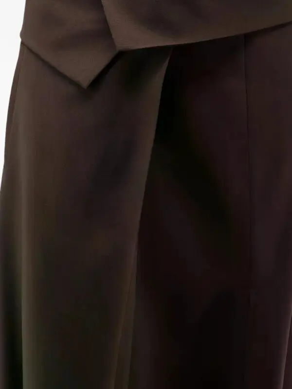 ALYSI Fold-detail Skirt
