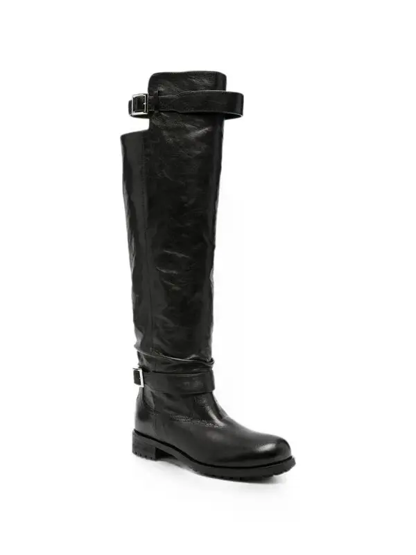 JIMMY CHOO Buckle-detail Knee-high Boots