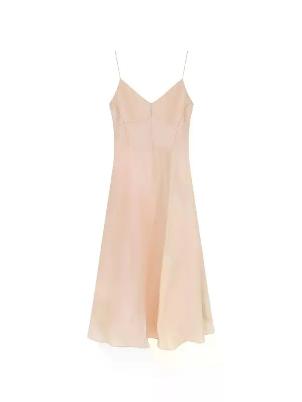 Alberta Ferretti Silk Midi Dress