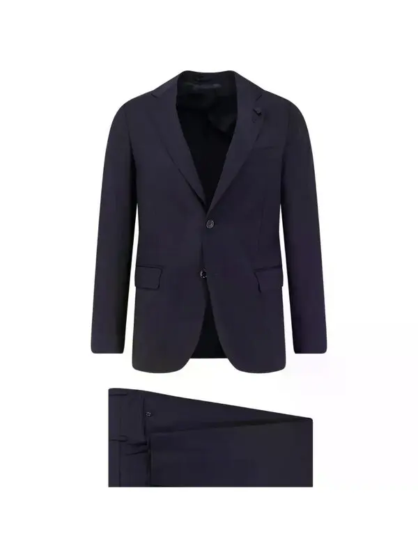 LARDINI Pin-lapel Single-breasted Suit