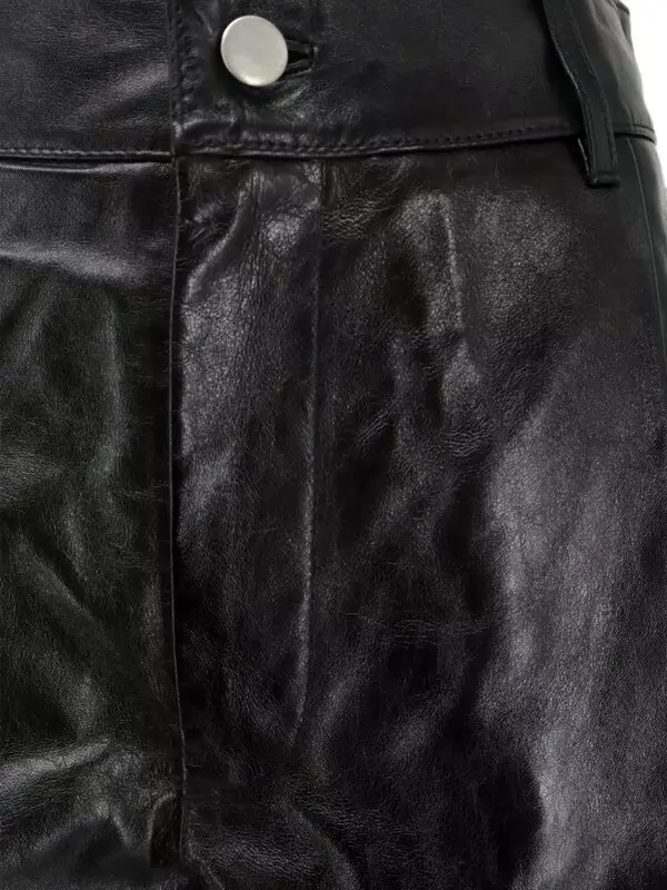 Soeur Julien Pleated Leather Trousers