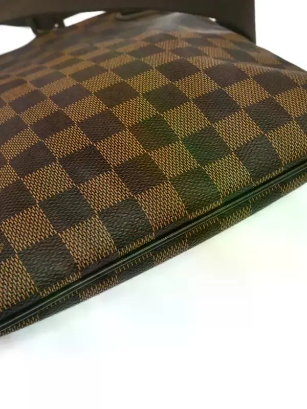 LOUIS VUITTON 2010 Damier Pochette Plate Brooklyn Shoulder Bag
