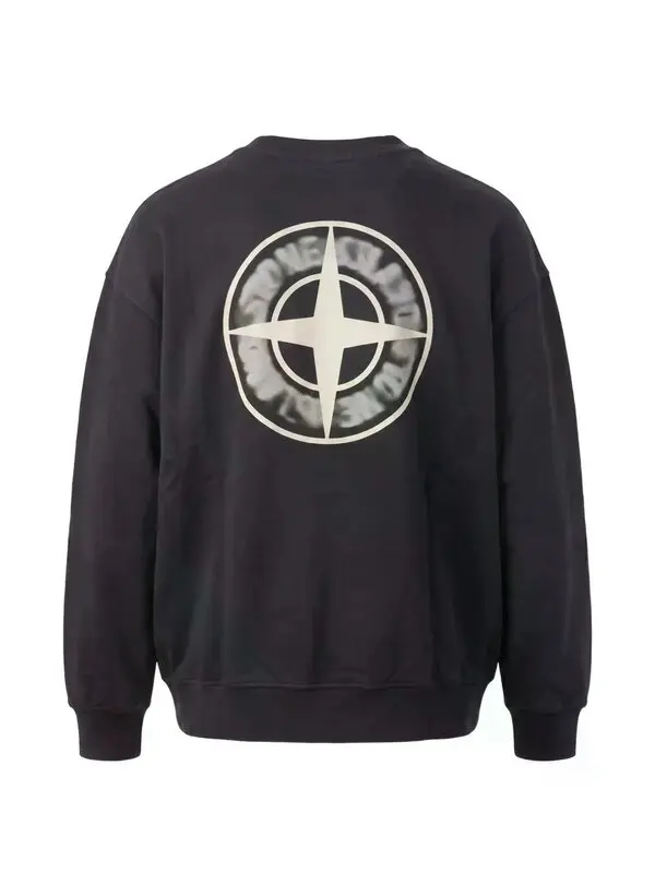Stone Island Logo-print Cotton Sweatshirt