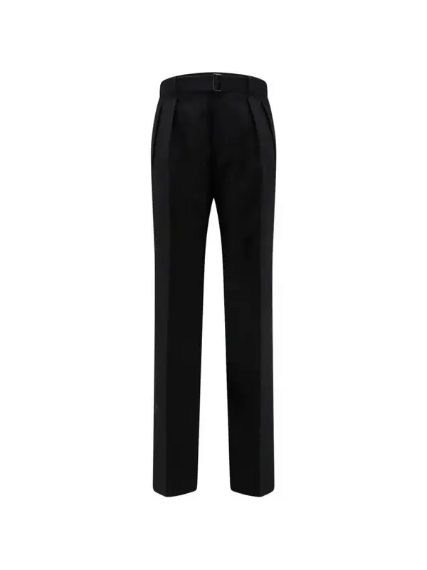 Tagliatore Belted Double-pleated Tailored Trousers