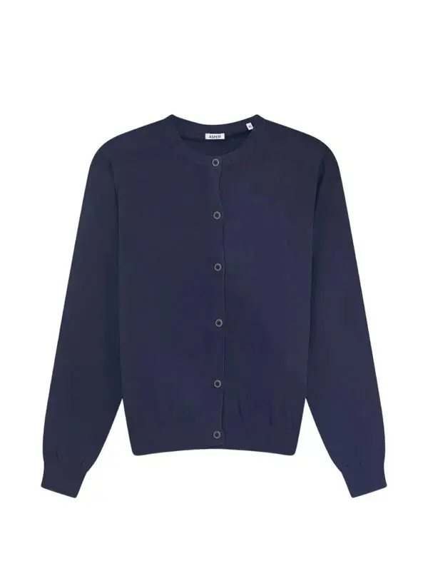 Aspesi Button-up Crew-neck Cardigan