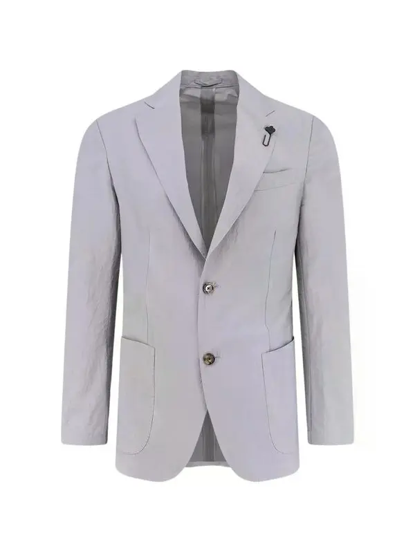 LARDINI Pin-detail Single-breasted Blazer