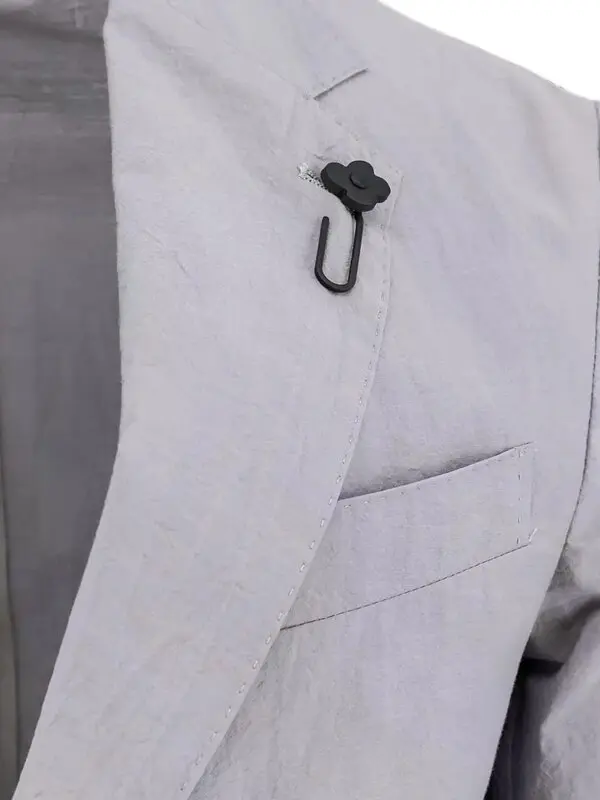 LARDINI Pin-detail Single-breasted Blazer