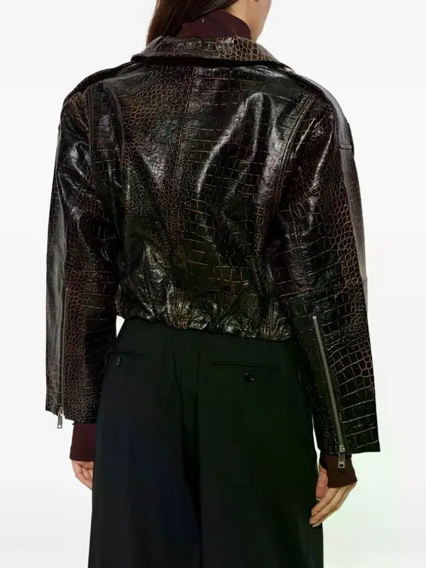 GESTUZ Cesi Crocodile-effect Jacket
