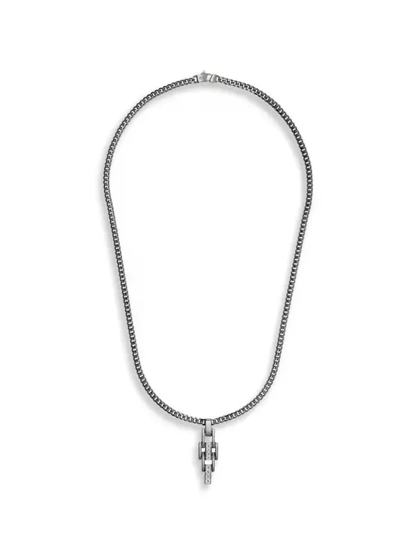 DESMOS Miami Sun Zirconia Necklace - Grey