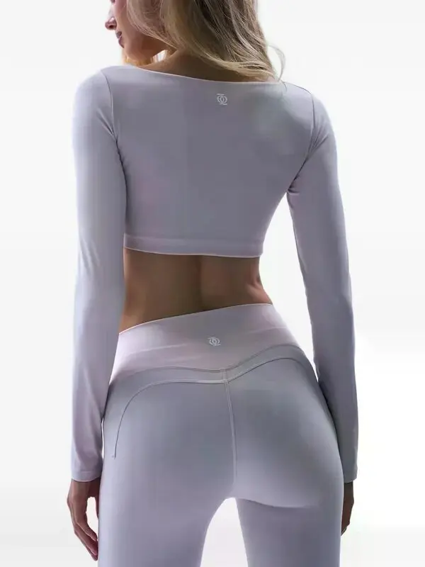 GOD SAVE QUEENS Ruched Long-sleeve Top