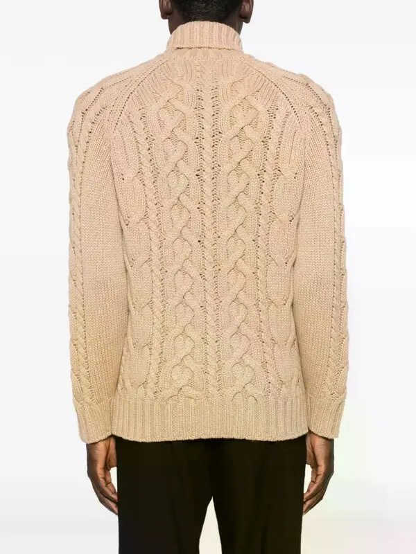 Brunello Cucinelli Cable-knit Roll-neck Sweater