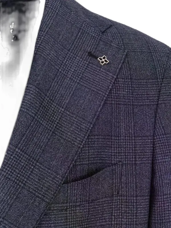 Tagliatore Checked Single-breasted Suit