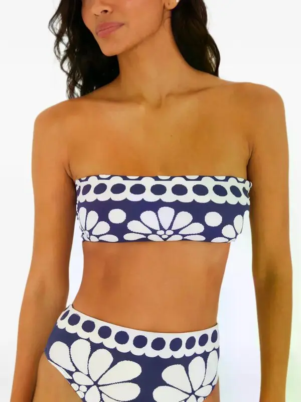 Farm Rio Palermo Floral High-waisted Bikini Bottom