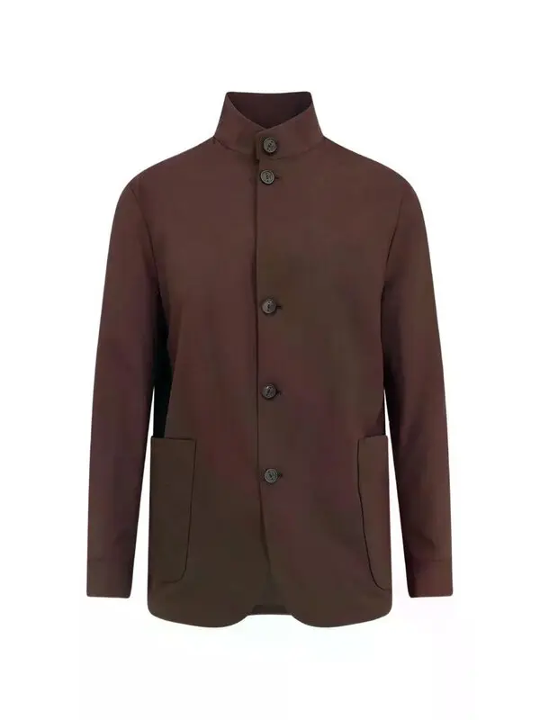 HEVO Caslvecchio High-neck Patch-pocket Jacket