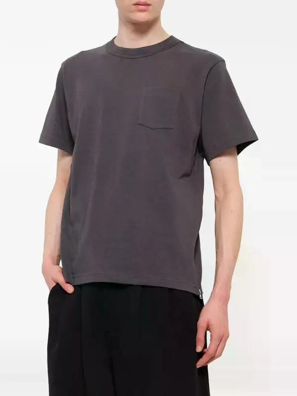 Sacai Side-zip Cotton T-shirt