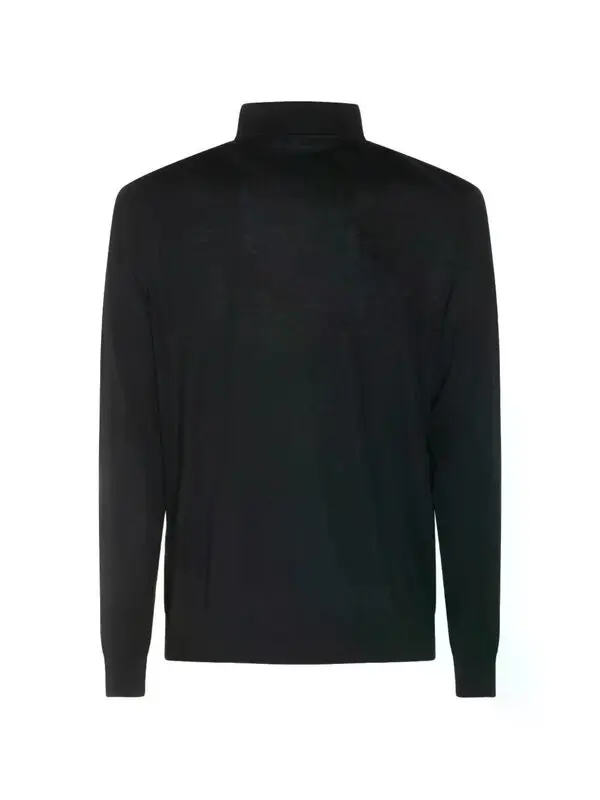 Kiton Long-sleeve Button-down Sweater