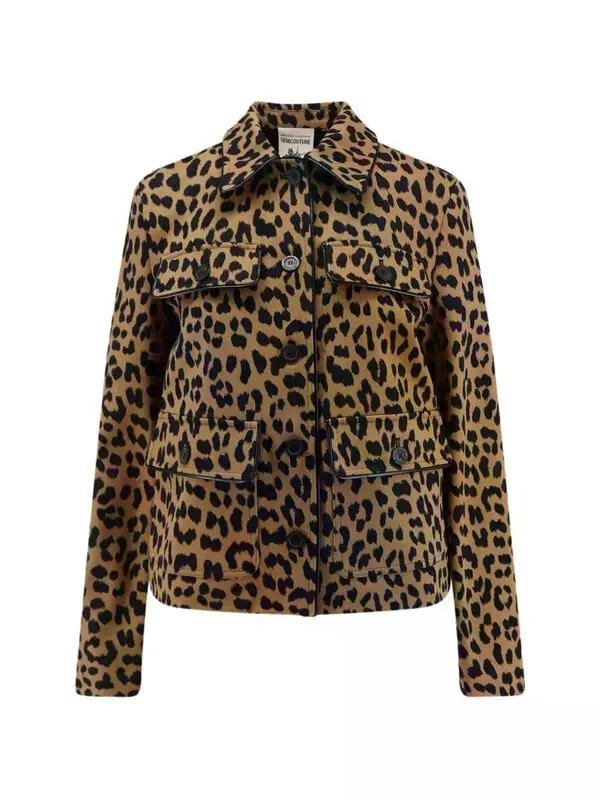SEMICOUTURE Arabella Animal-print Jacket