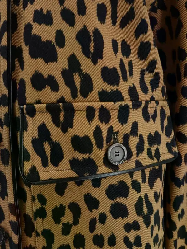 SEMICOUTURE Arabella Animal-print Jacket