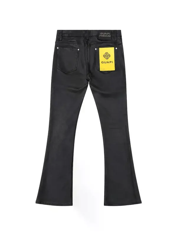 GUAPI Quilted-panel Relic Jeans