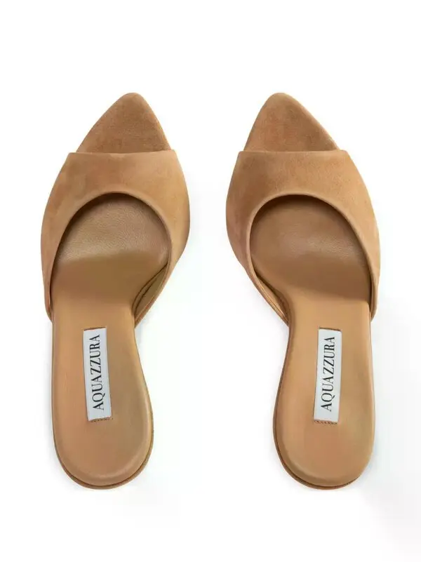 AQUAZZURA Bisous Wedge Mules