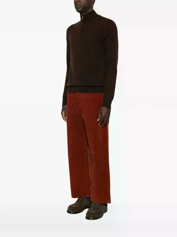 Eric Bompard Zip-neck Cashmere Knit